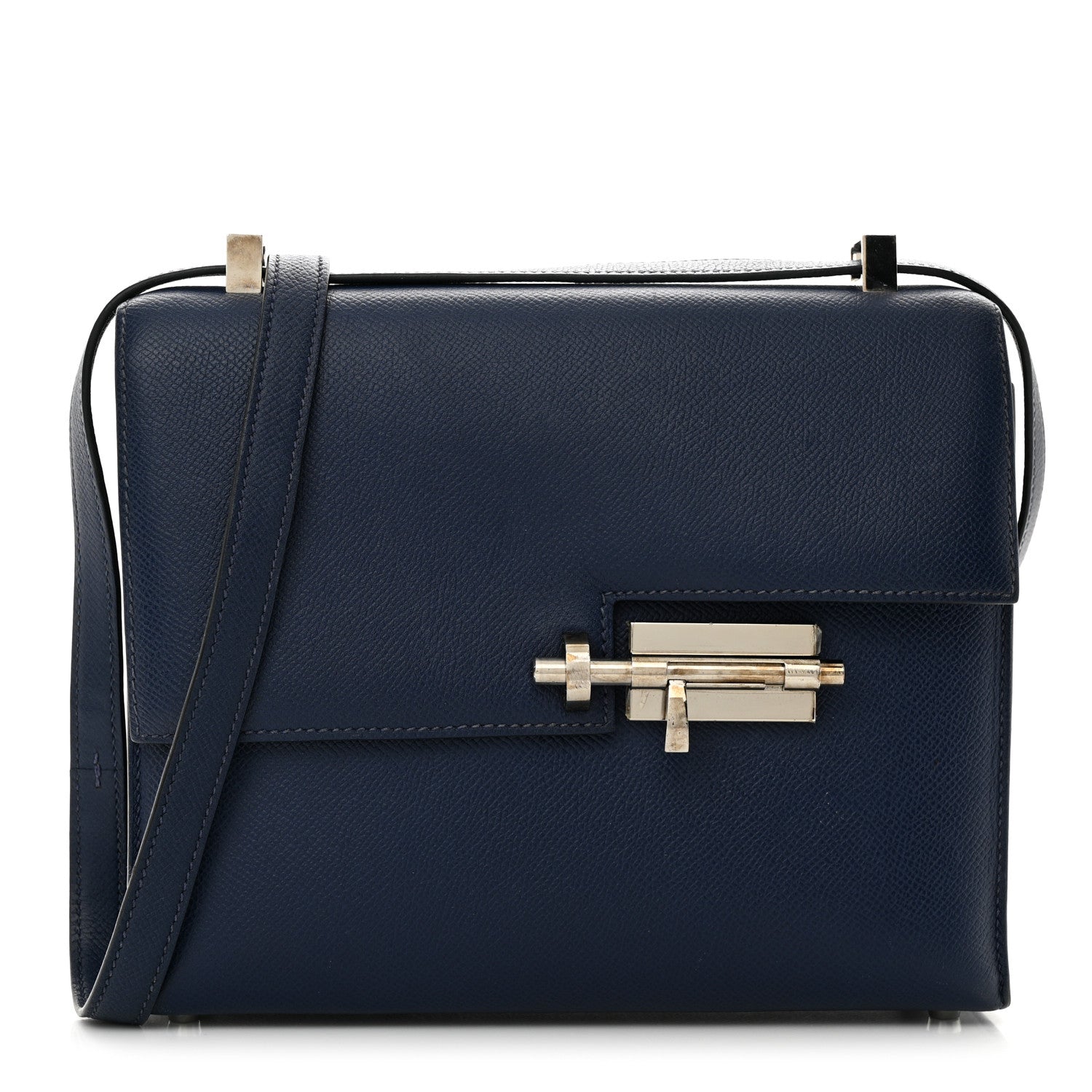 Hermes Allegro Verrou 21 Bleu Encre 1472624 – FASHIONPHILE
