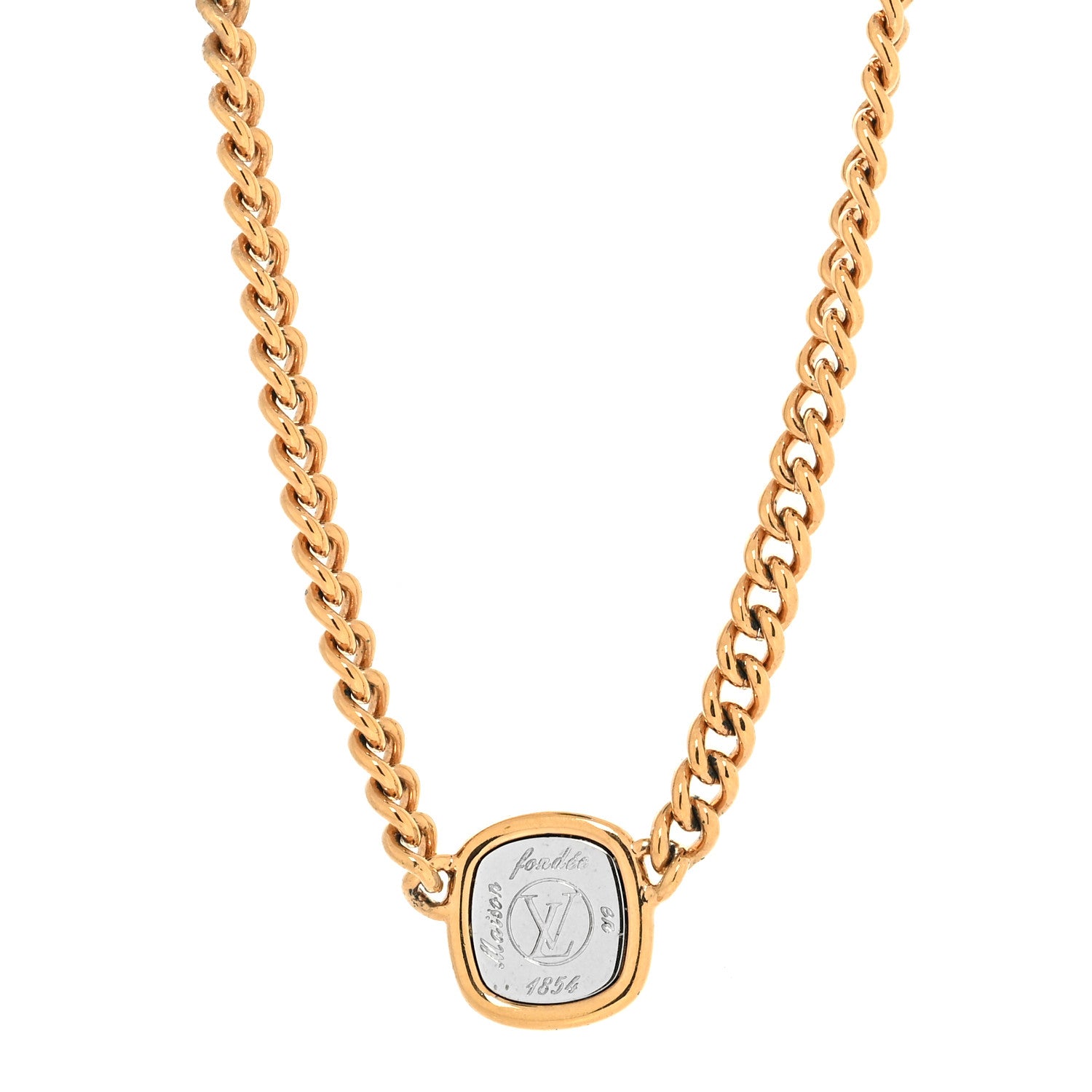 Louis Vuitton LV ID Chain Necklace 1167780 – FASHIONPHILE