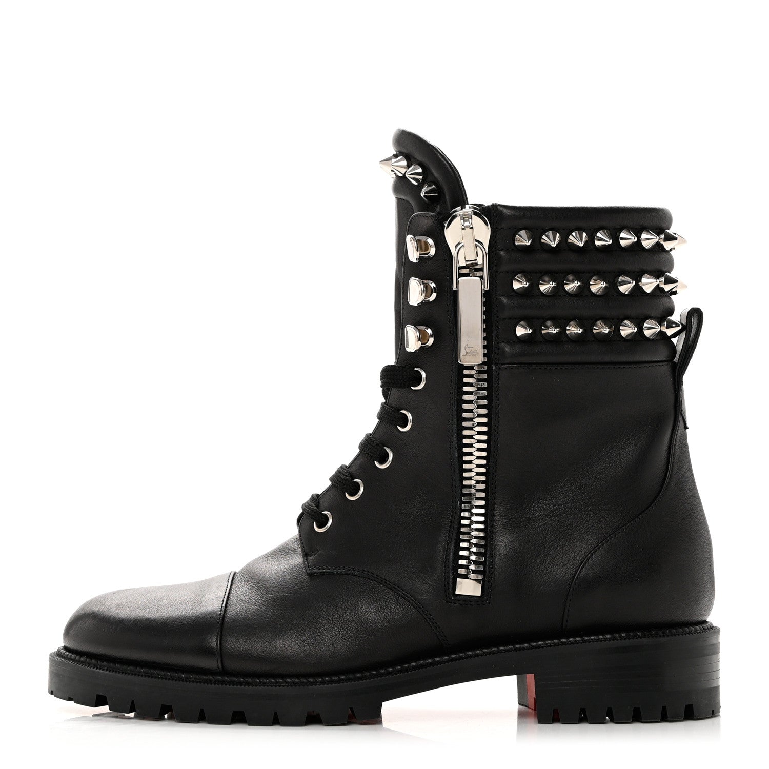 Exciting Christian Louboutin Combat Boots Photos