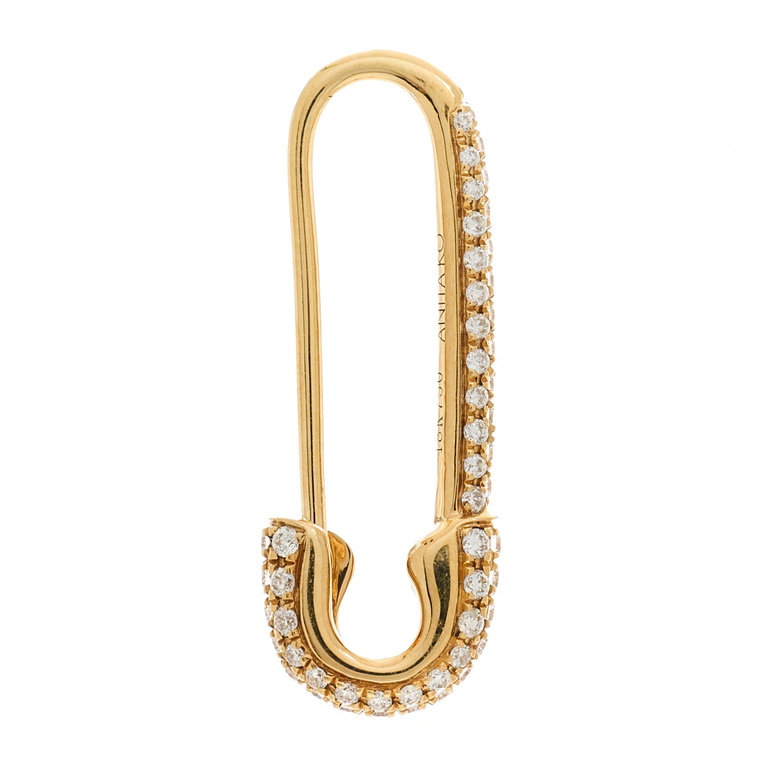Anita Ko Safety Pin Earring