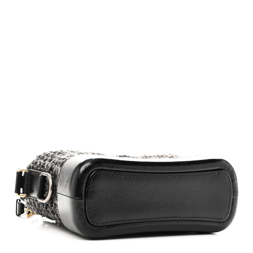 Chanel Tweed Calfskin Small Gabrielle Hobo Black 1904957 – FASHIONPHILE