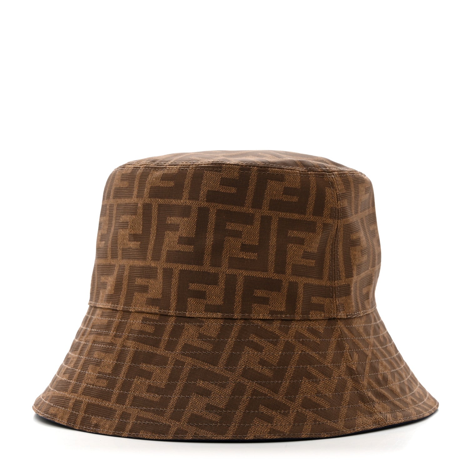 Fendi Technical Fabric FF Bucket Hat M Tobacco 1514707 – FASHIONPHILE