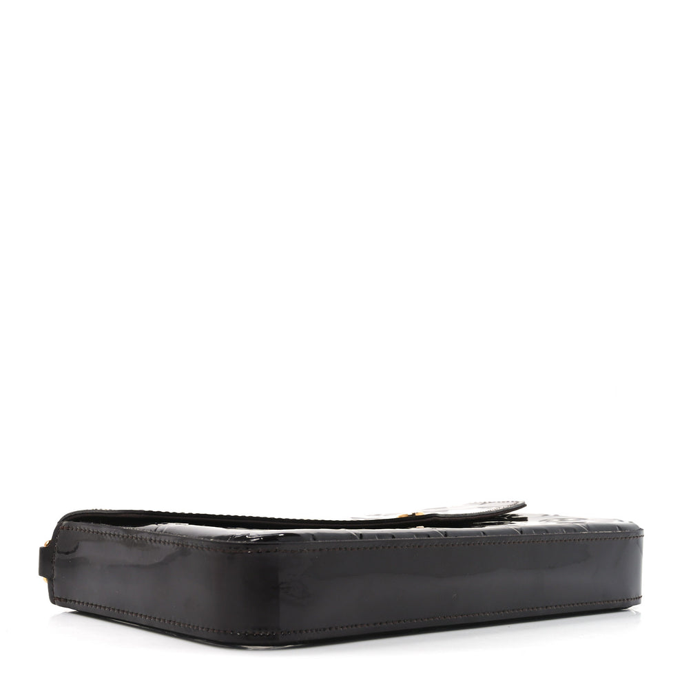 Louis Vuitton Vernis Pochette Felicie Chain Wallet Amarante 1779825 ...