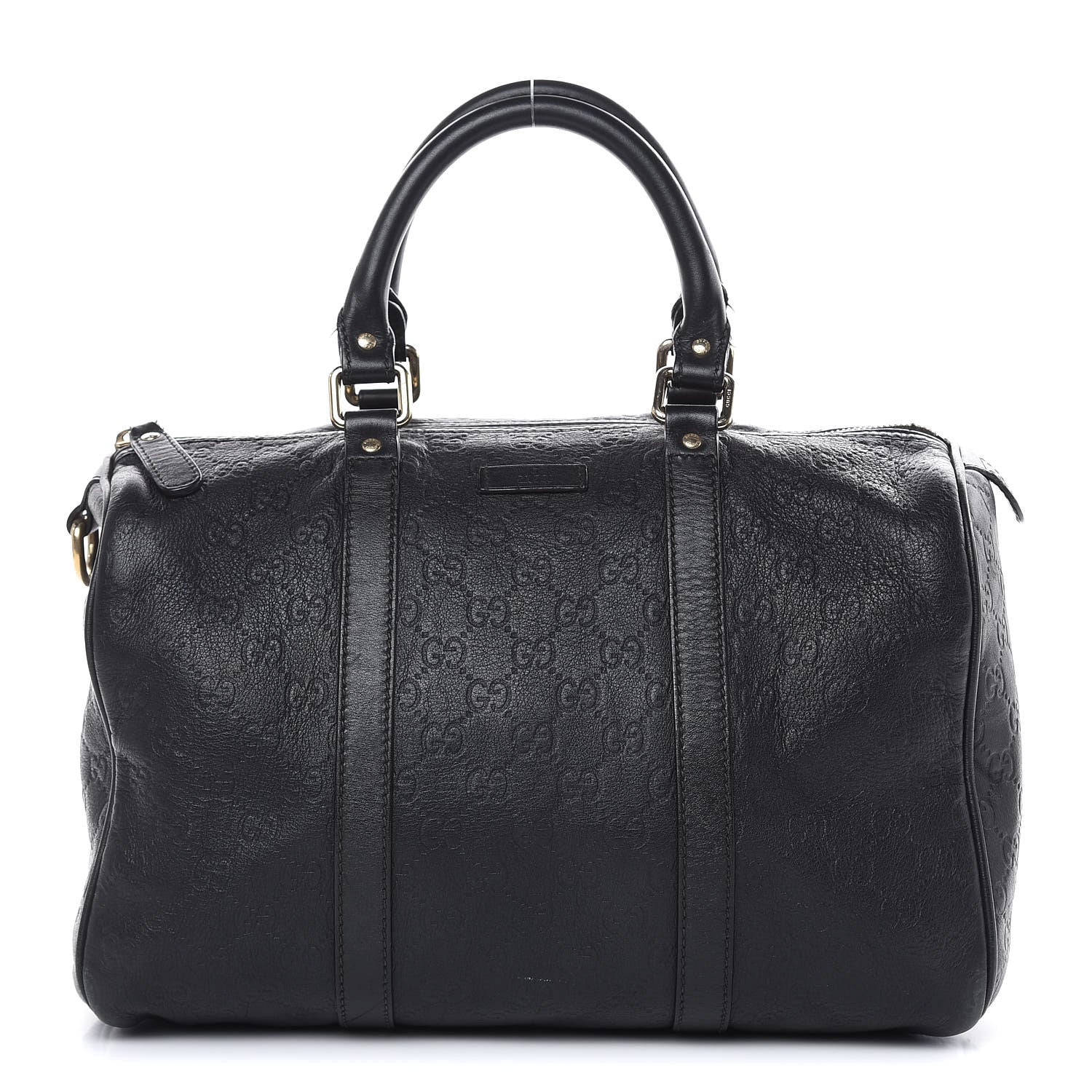 Gucci Guccissima Medium Joy Boston Black 475343 – FASHIONPHILE