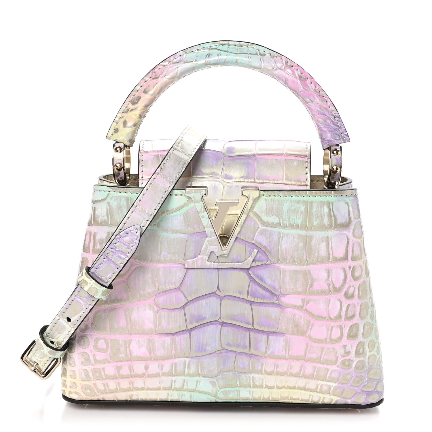 Louis Vuitton Crocodile Mini Capucines Multicolor 1542718 – FASHIONPHILE
