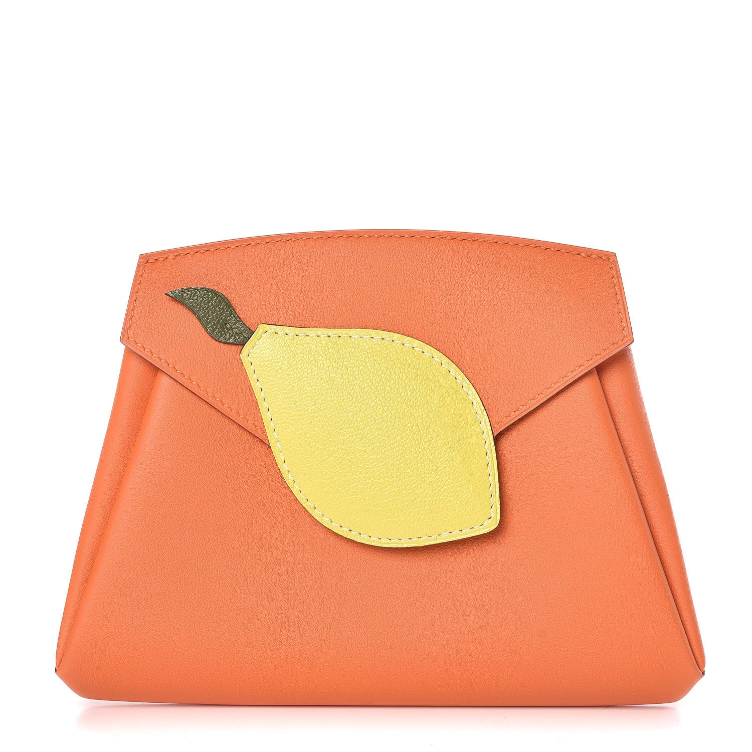 Hermes Swift Chevre Mysore Hermail Tutti Frutti Lemon Wallet Orange ...