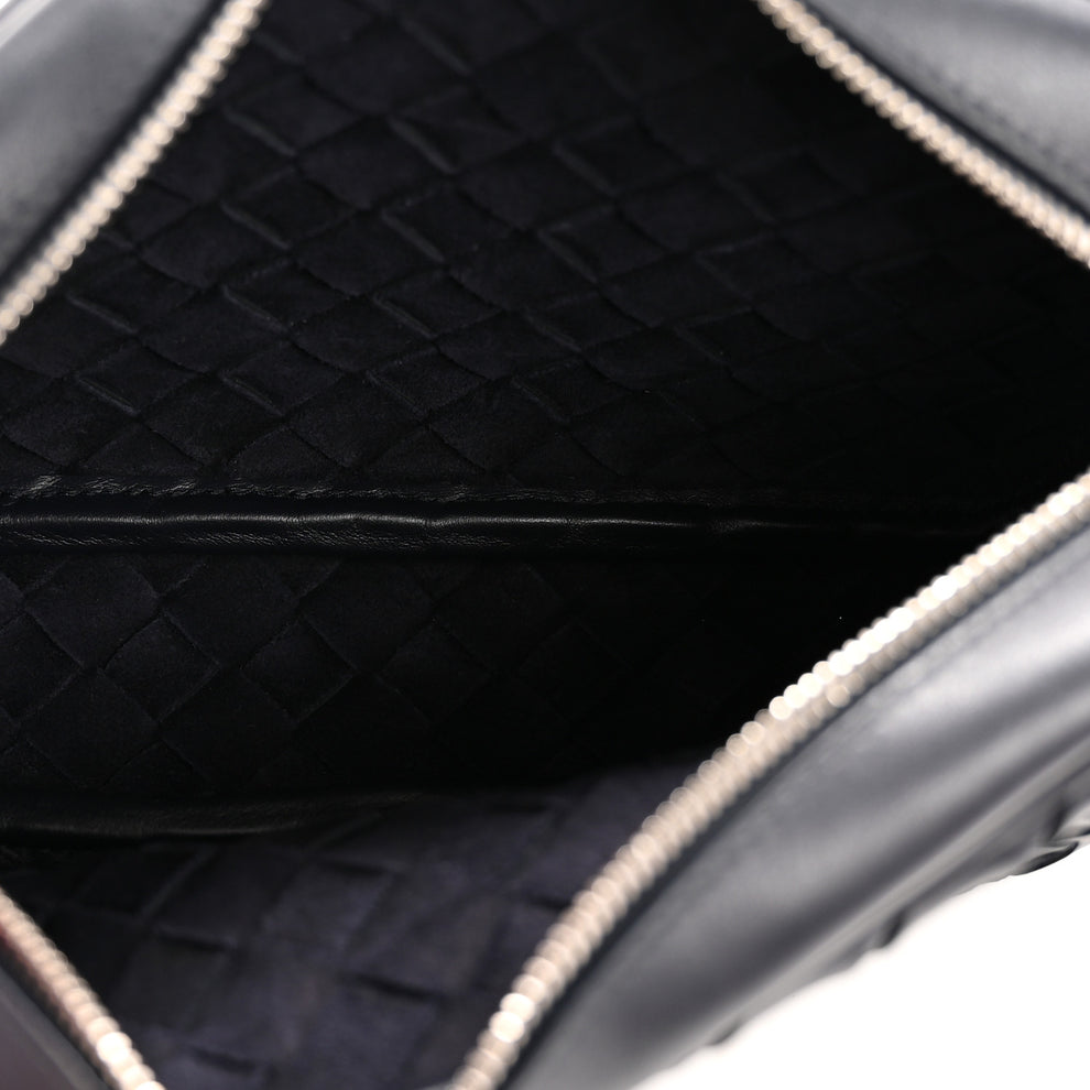 Bottega Veneta Calfskin Intrecciato Small Camera Bag Navy 1788541 ...