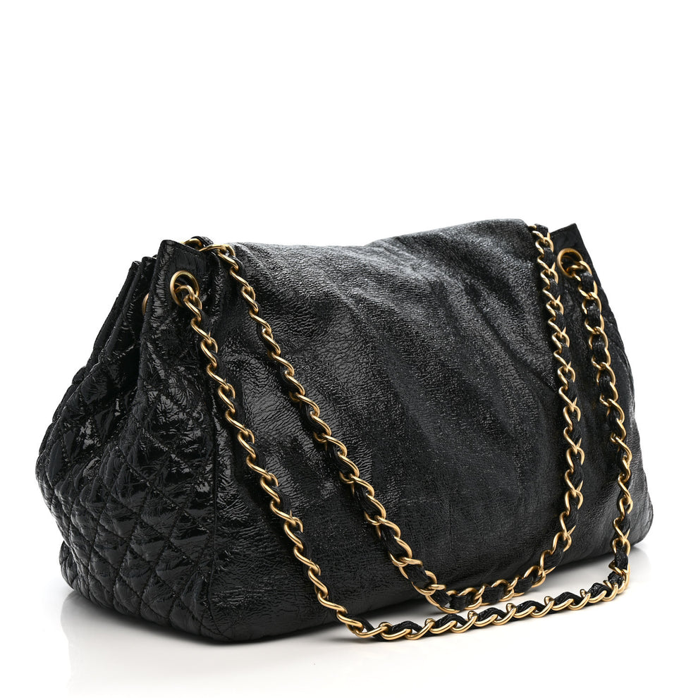 Chanel Vinyl Medium Rock and Chain Flap Black 1793886 – FASHIONPHILE