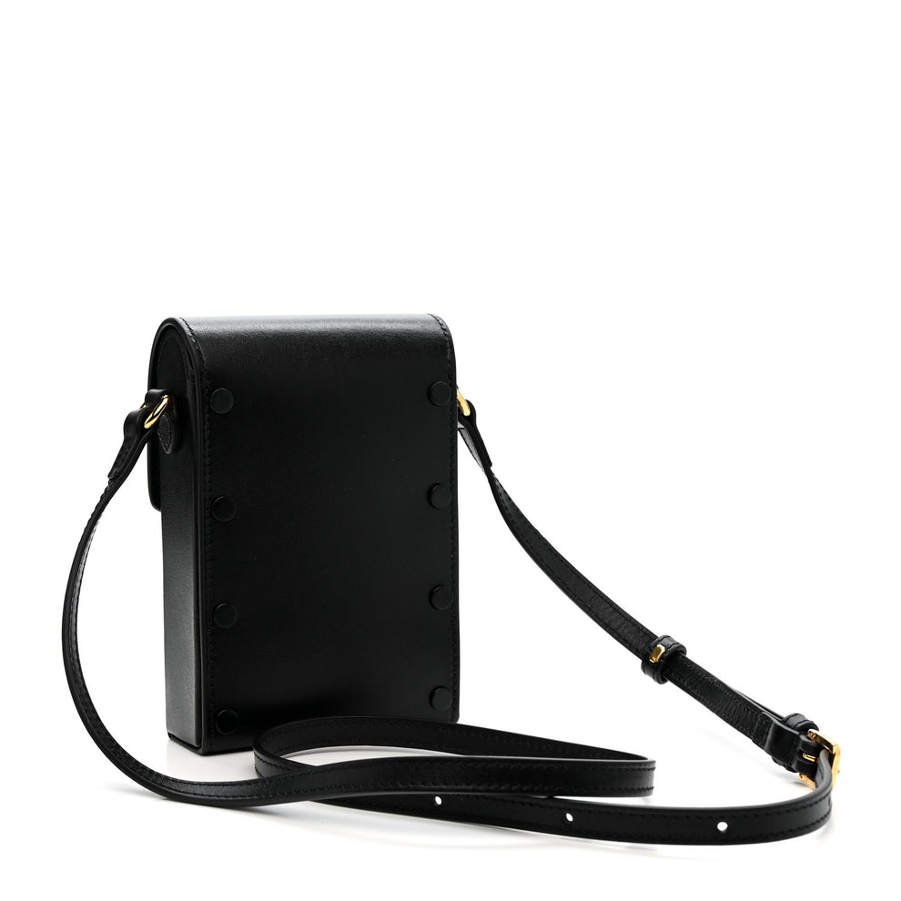 Gucci Boarded Plutone Calfskin Mini Horsebit 1955 Crossbody Bag Black ...