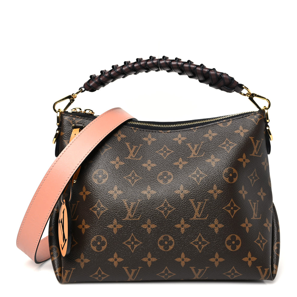 Louis Vuitton Monogram Beaubourg Hobo Mini Bordeaux Red Peach Safran ...