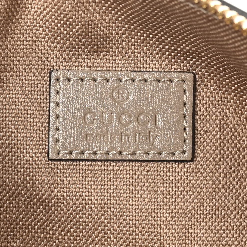 Gucci GG Shadow Monogram Ophidia Top Handle Bowler Bag Taupe 1799636 ...