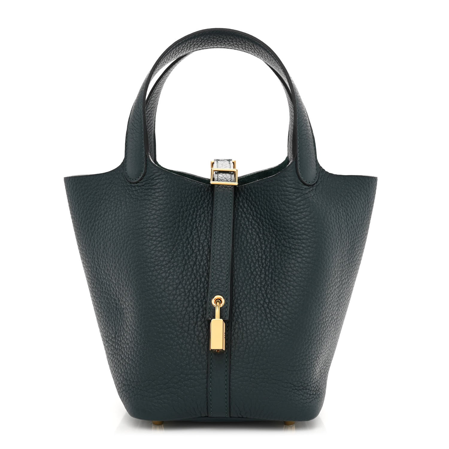 Hermes Taurillon Clemence Picotin Lock 18 PM Vert Cypress 1377048 ...