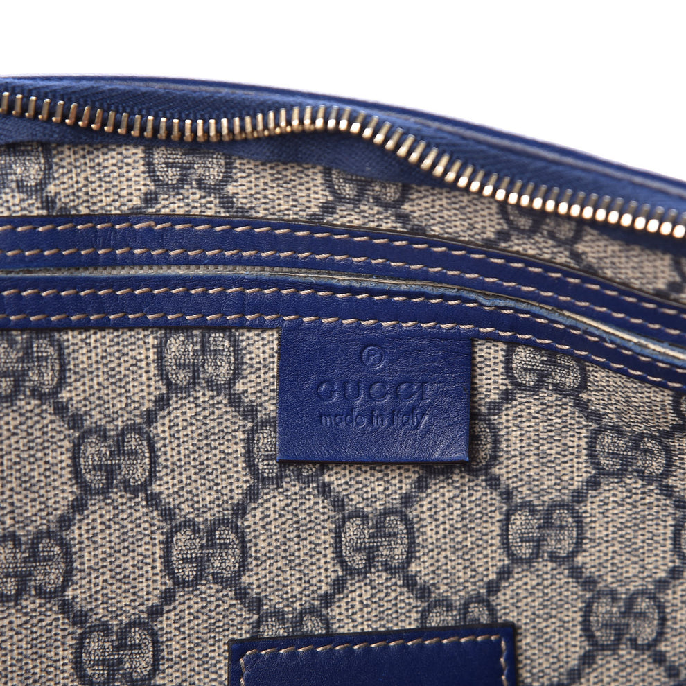 Gucci GG Plus Monogram Sloaney Union Jack British Flag Medium Boston ...