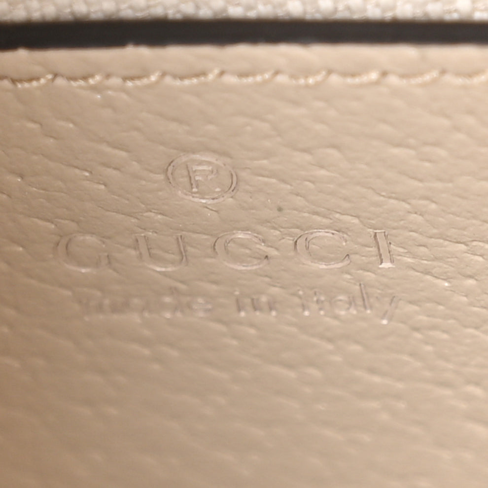 Gucci GG Supreme Monogram Textured Dollar Calfskin Web Small Ophidia ...