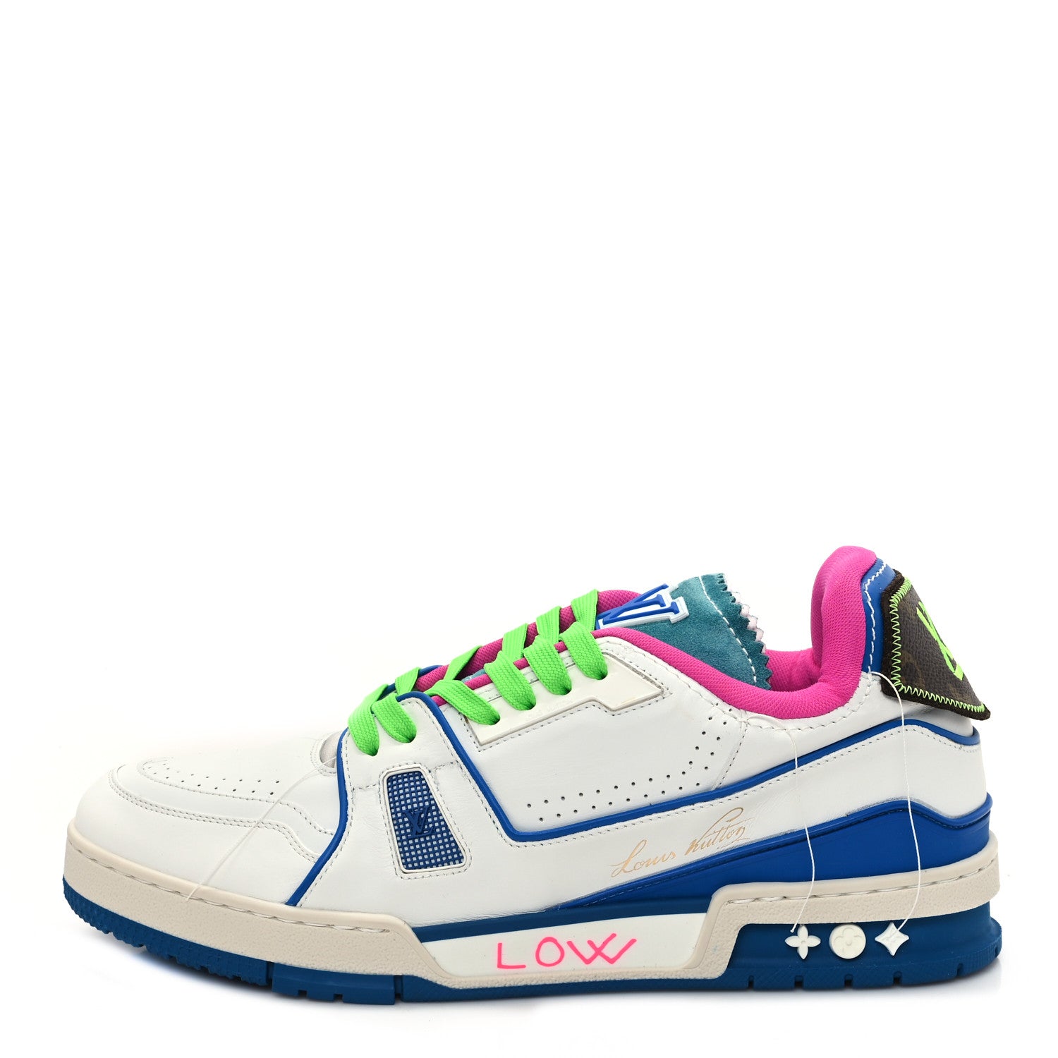 Louis Vuitton Calfskin Monogram Walk In The Park Mens LV Trainer ...