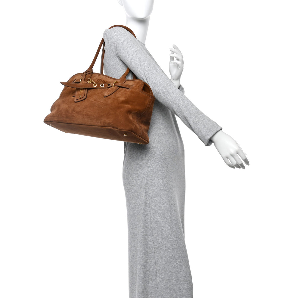 Miu Miu Camoscio Large Aventure Bag 1772117 – FASHIONPHILE