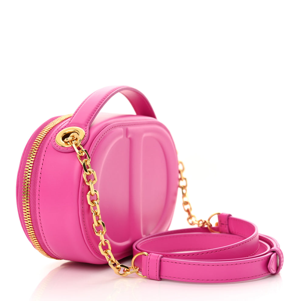 Christian Dior Calfskin CD Signature Oval Crossbody Camera Bag Rani ...