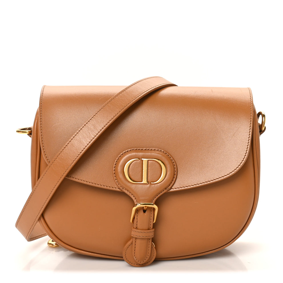 Christian Dior Box Calfskin Medium Bobby Flap Camel 1799805 – FASHIONPHILE