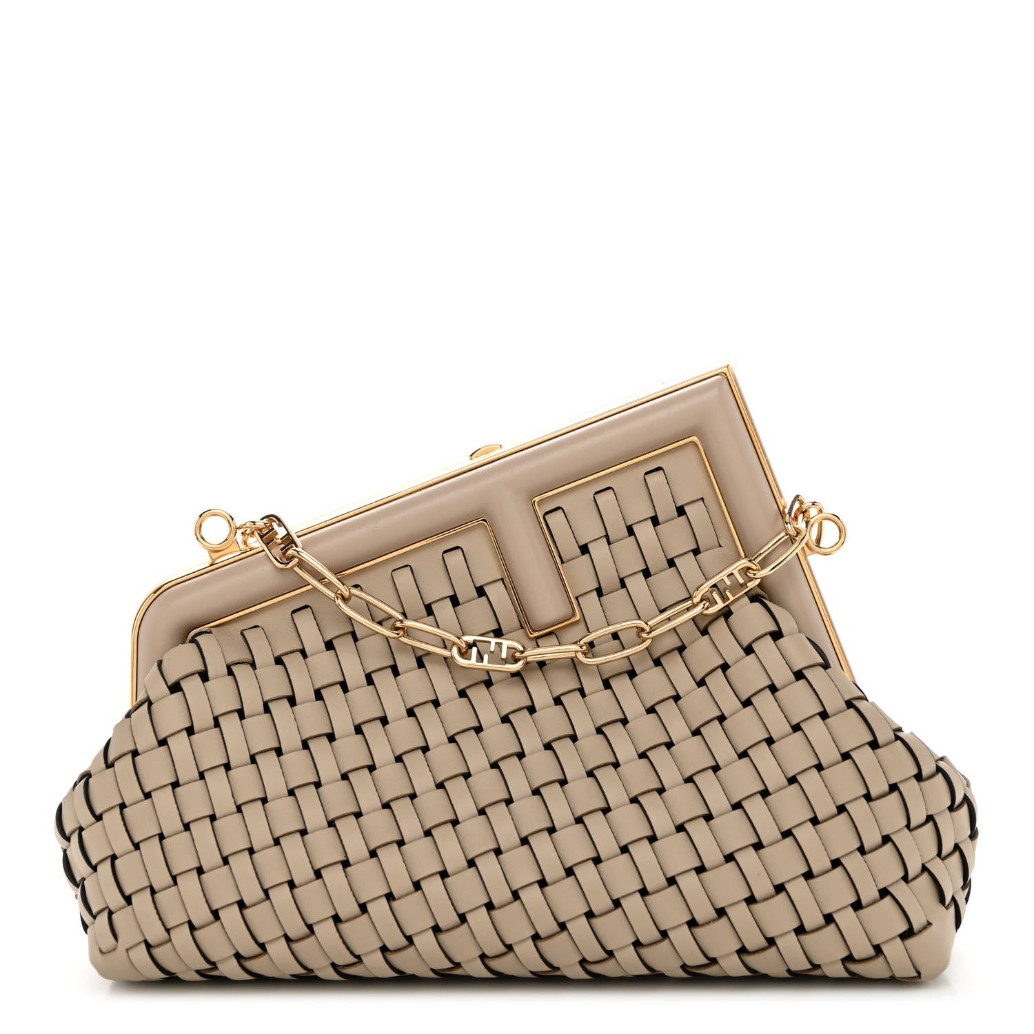 Fendi Vitello Grace Intreccio Small Fendi First Nuvola 1358866 ...
