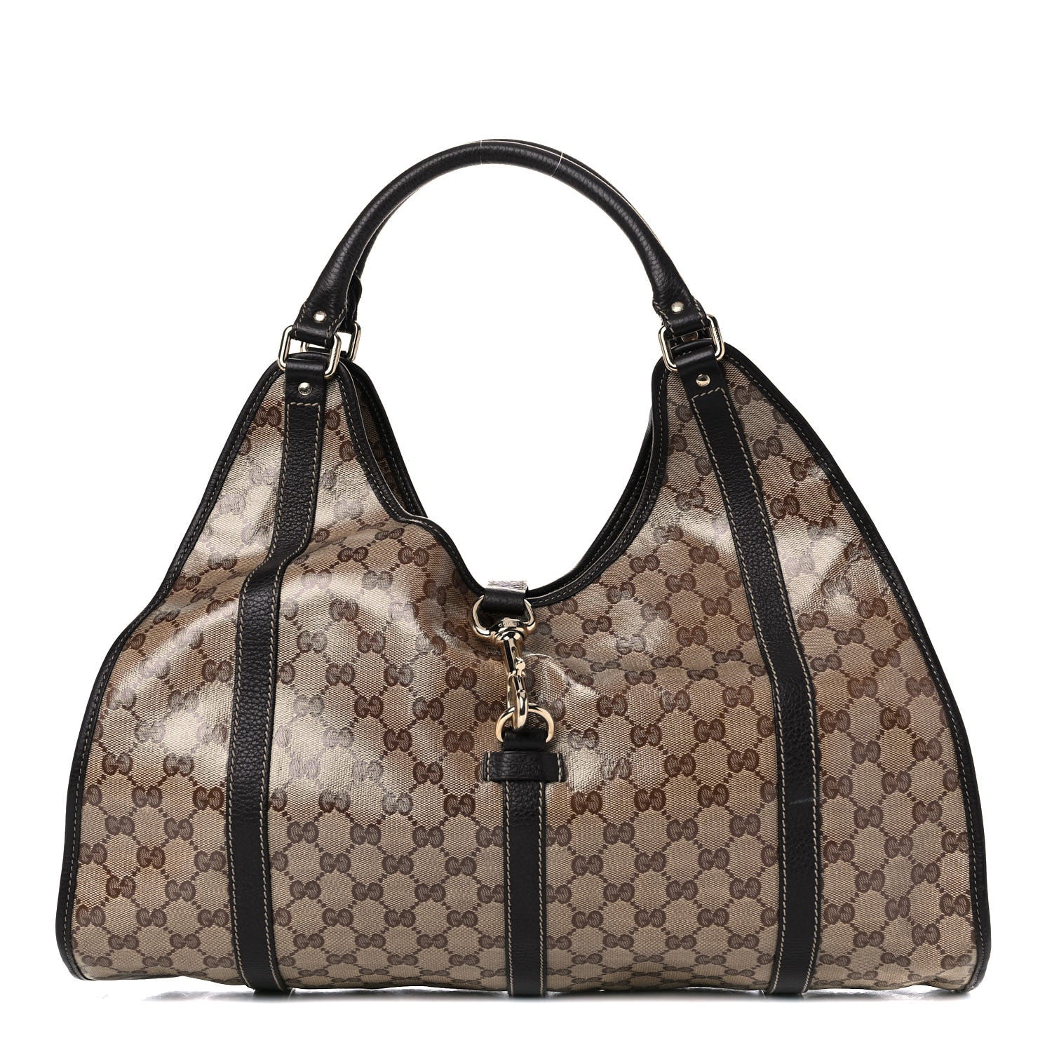 Gucci Crystal Monogram Dollar Calfskin Medium Joy Shoulder Bag Beige ...