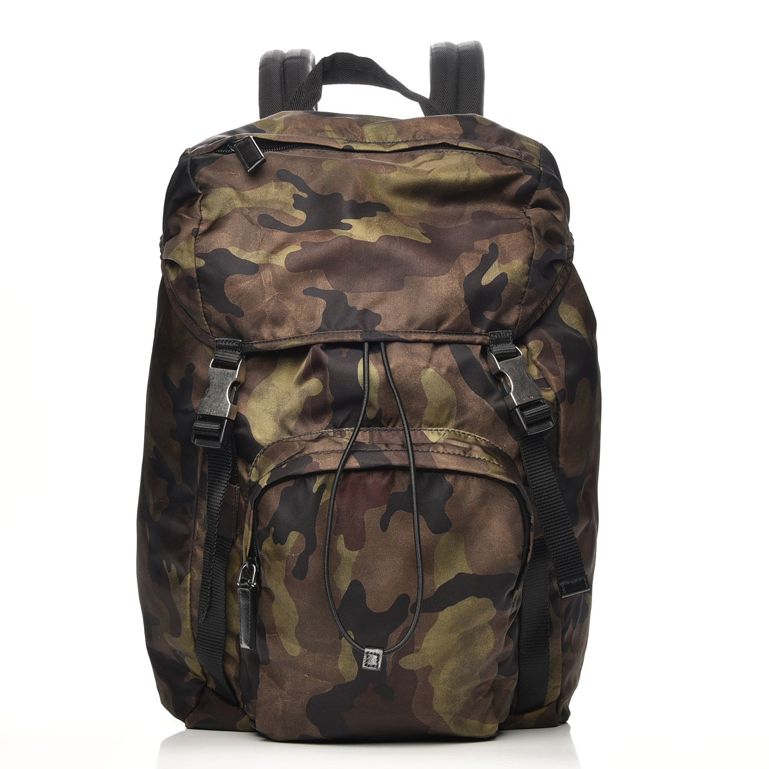 Prada Nylon Camouflage Double Buckle Backpack Mimetico 214142 ...