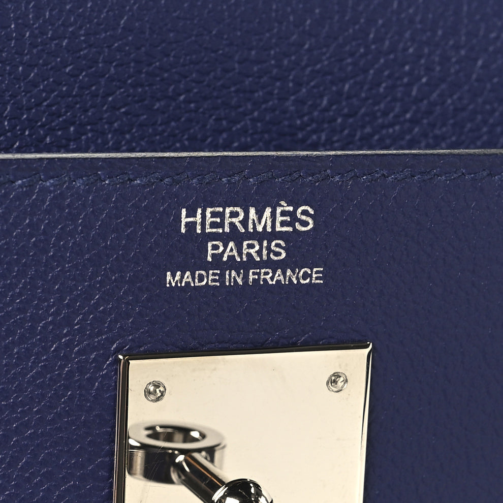 Hermes Evercolor Verso Kelly Retourne 32 Bleu Encre Bleu Zellige ...