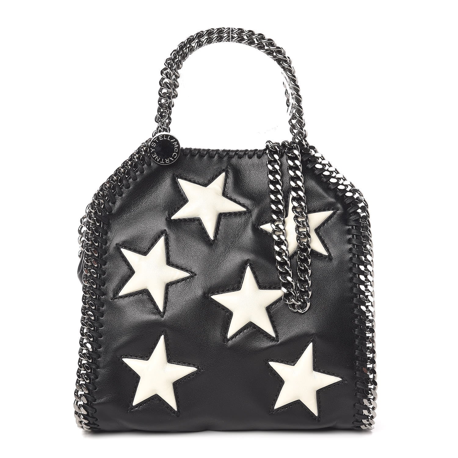 Stella McCartney Alter Nappa Embossed Tiny Star Falabella Tote Black ...
