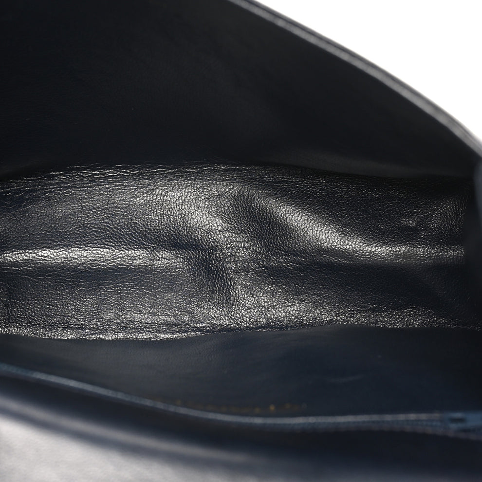 Chanel Lambskin Quilted Timeless CC Small Single Flap Navy Blue 1790570 ...