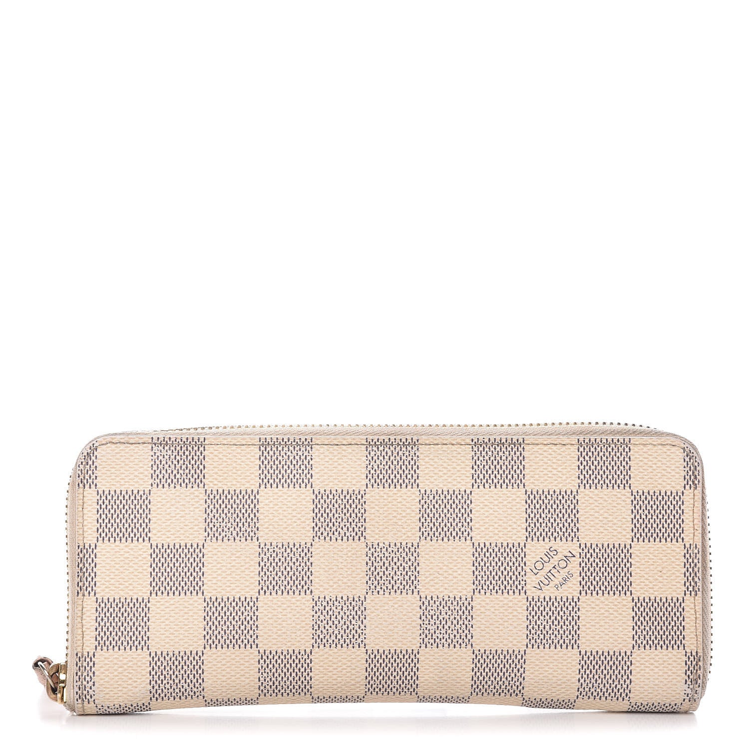 Louis Vuitton Damier Azur Clemence Wallet Rose Ballerine 375368 ...