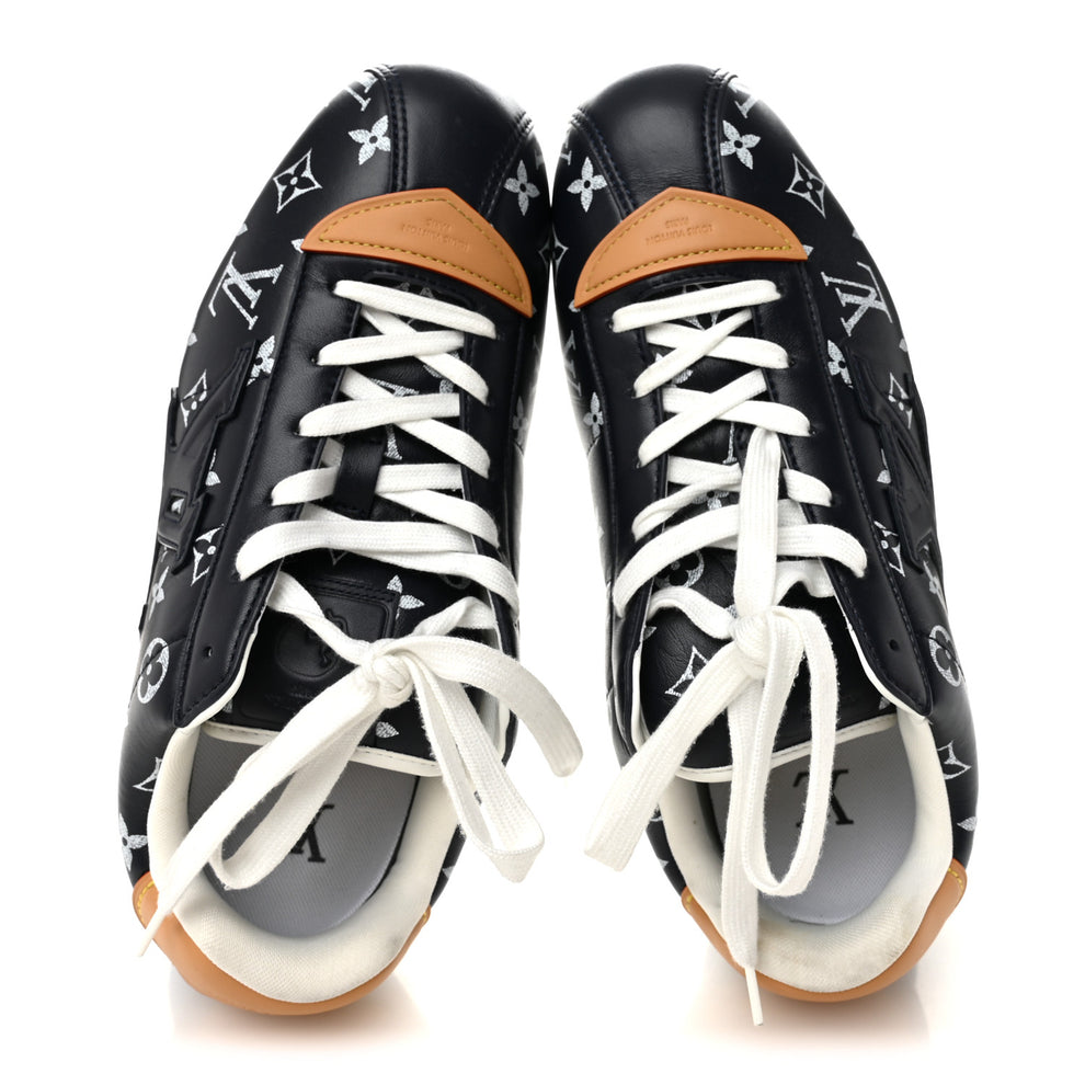 Louis Vuitton Lambskin Calfskin Monogram Mens Buttersoft Sneakers 11 ...