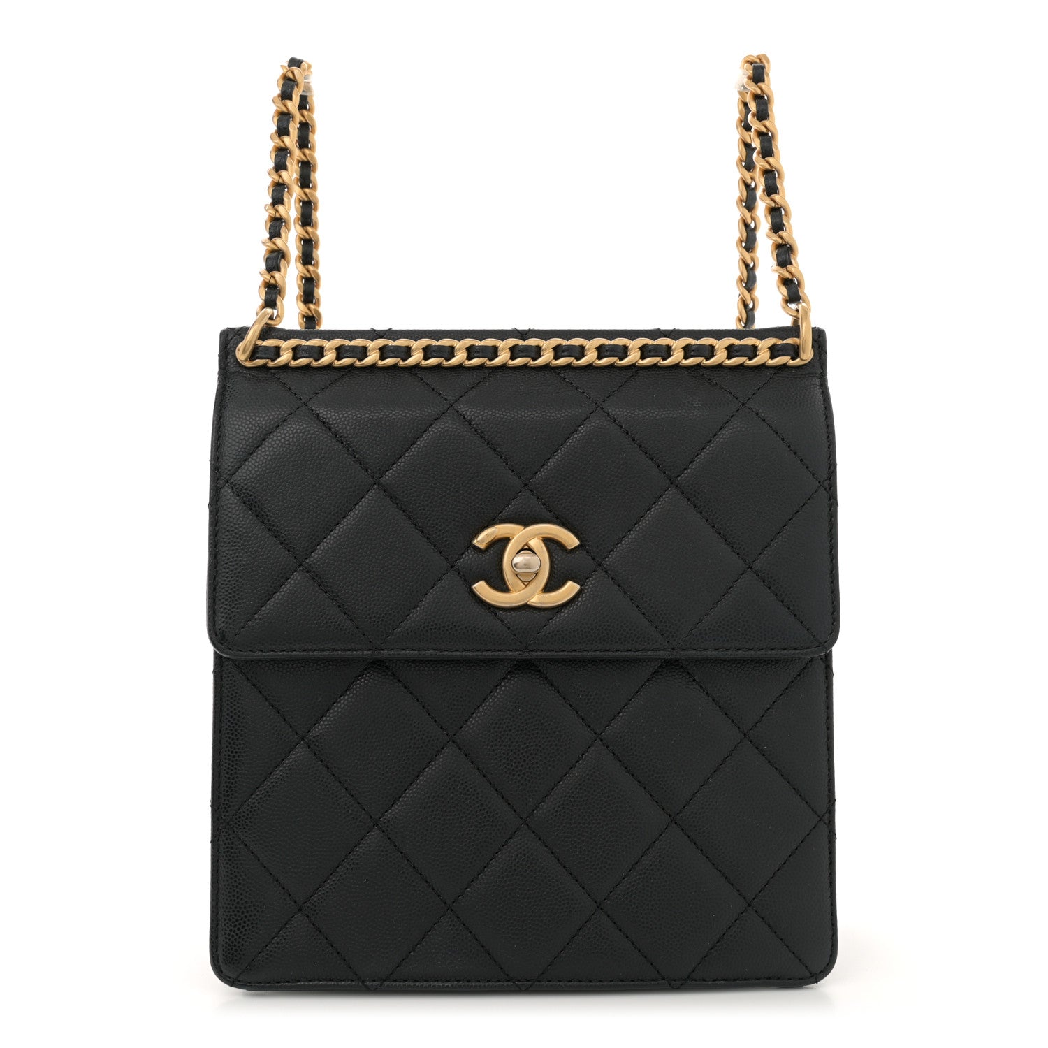 Chanel Caviar Quilted Chain Backpack Black 1592958 – FASHIONPHILE