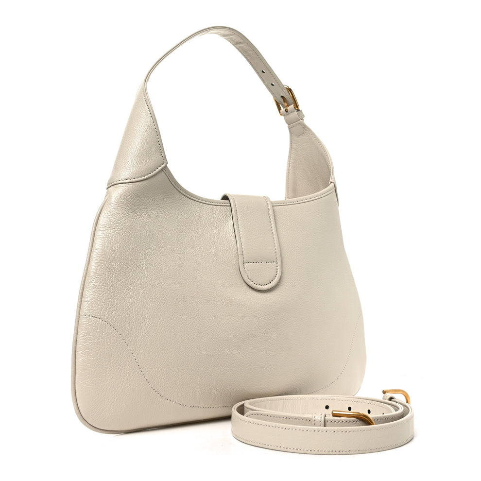 Gucci Goatskin Medium Aphrodite Shoulder Bag Mystic White 1813865 ...