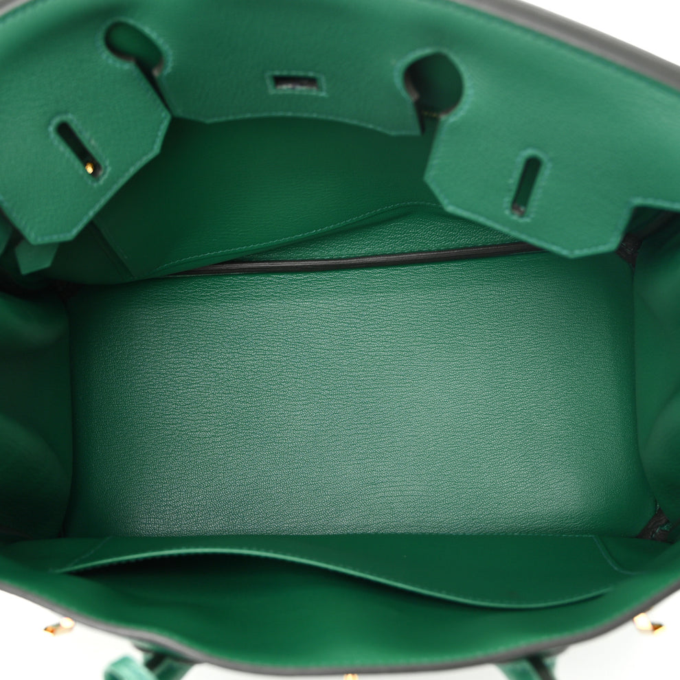 Hermes Taurillon Novillo Birkin 30 Vert Vertigo 1889159 – FASHIONPHILE