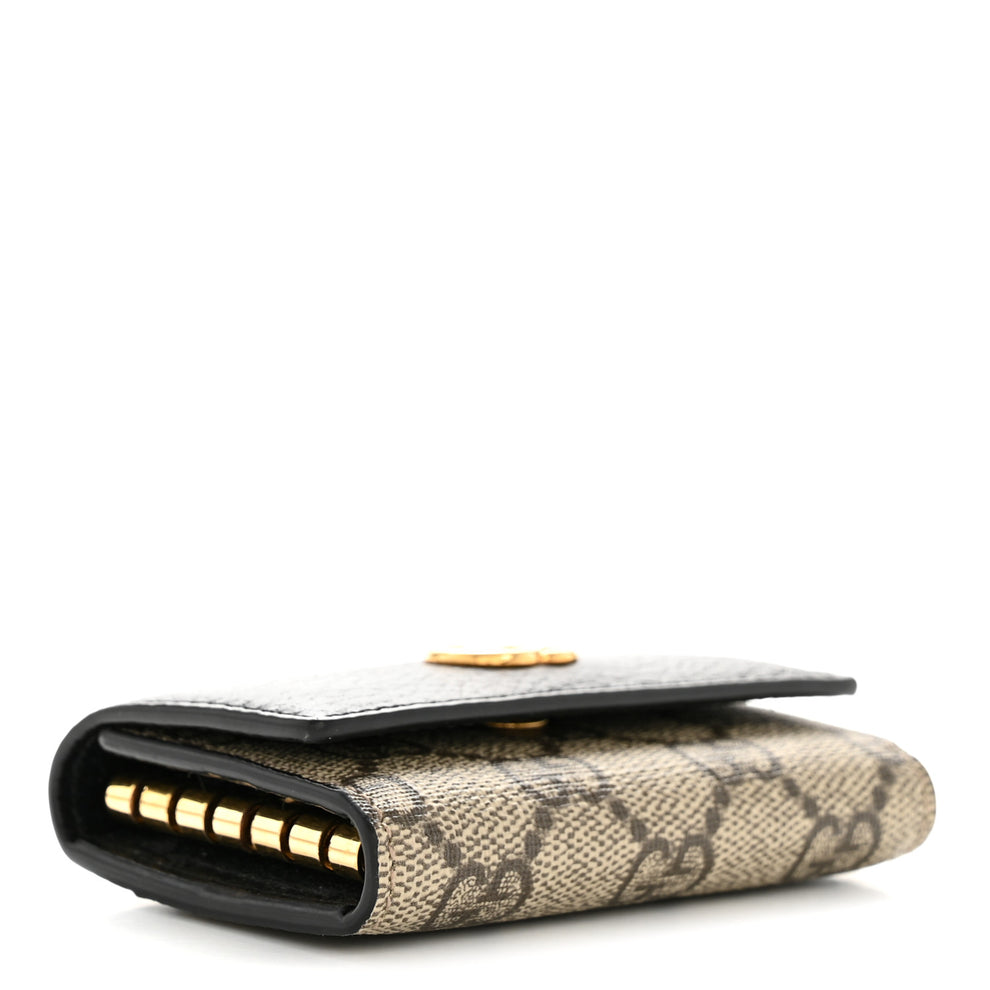 Gucci Dollar Calfskin GG Supreme Monogram GG Marmont 6 Key Holder Case ...