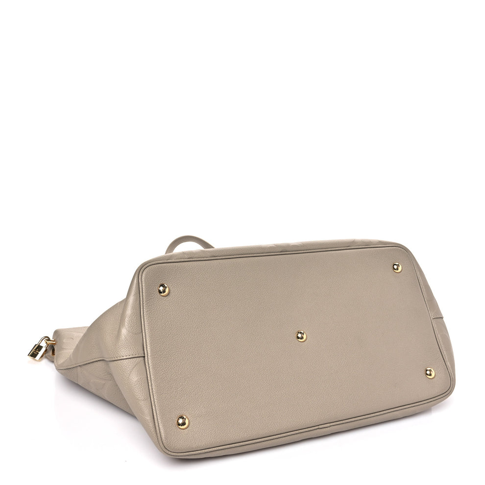 Louis Vuitton Empreinte Monogram Giant Travel Bag Tourterelle Creme ...