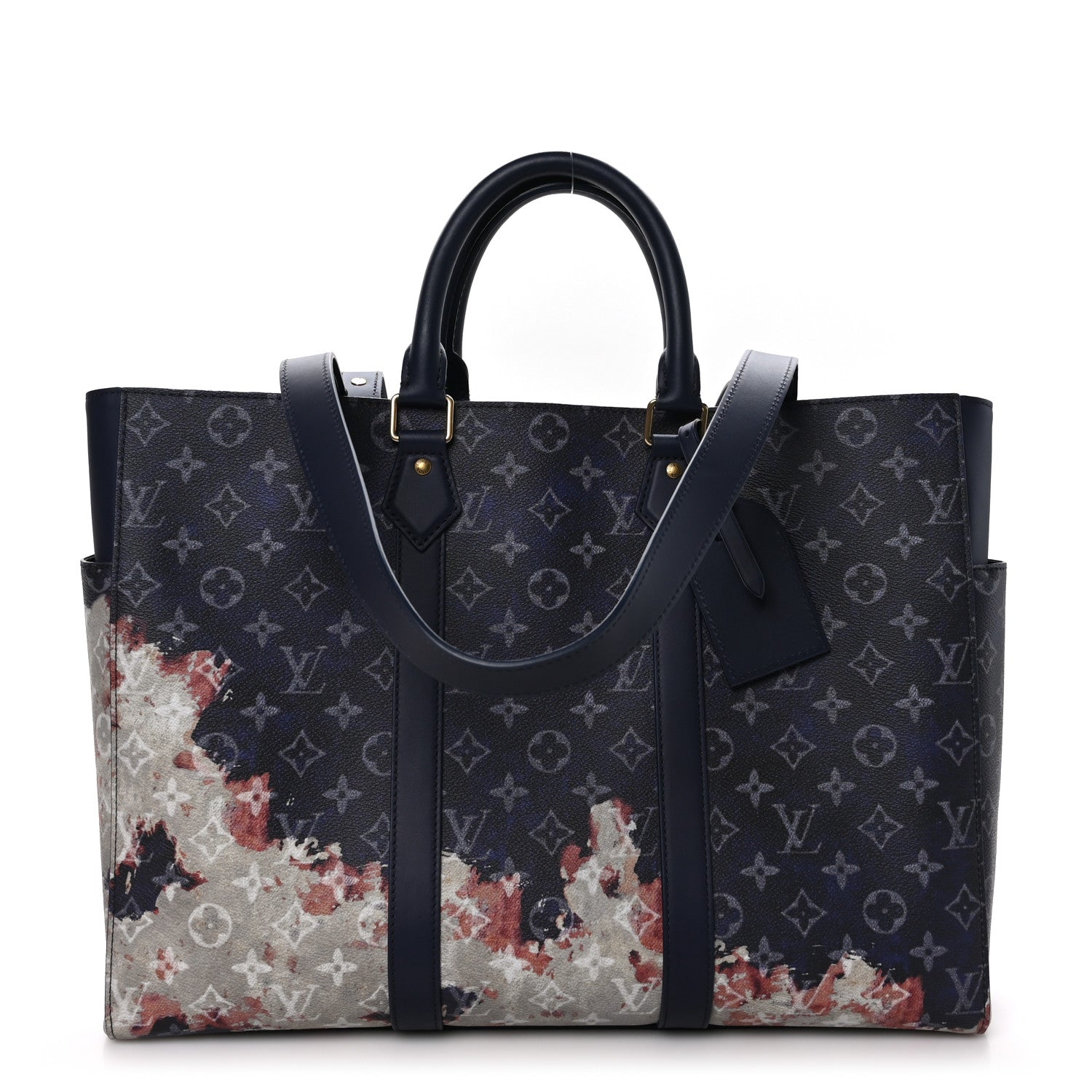 Louis Vuitton Monogram Bleach Sac Plat 24H Ink Blue 1484262 – FASHIONPHILE