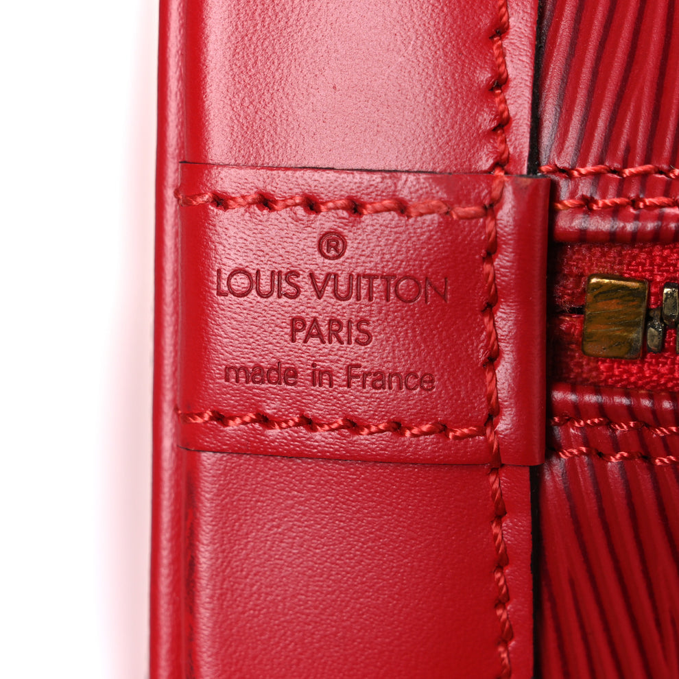 Louis Vuitton Epi Alma PM Castillan Red 1764647 – FASHIONPHILE