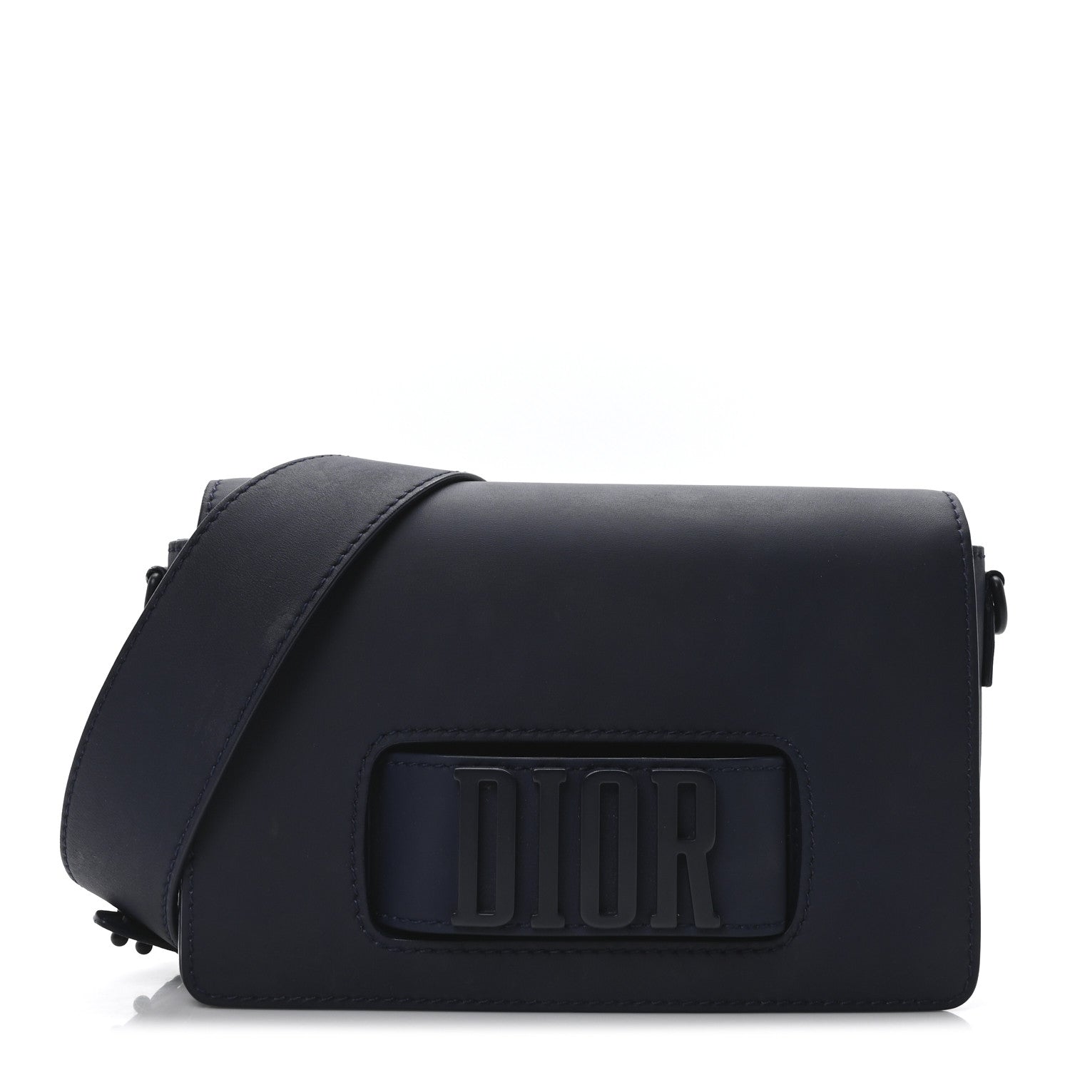 Christian Dior Smooth Calfskin Dio(r)evolution Flap Bag Dark Blue ...