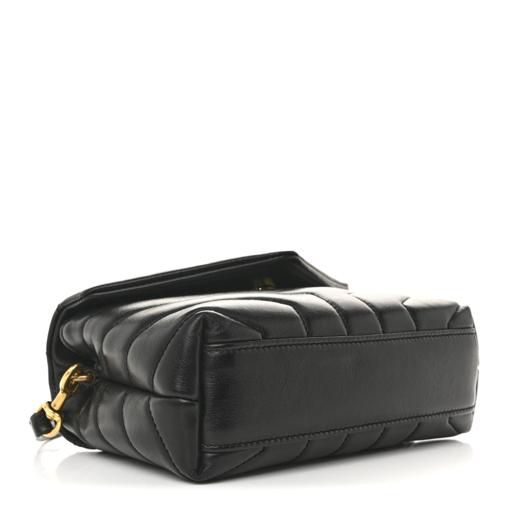Saint Laurent Calfskin Y Quilted Monogram Toy Loulou Crossbody Bag ...