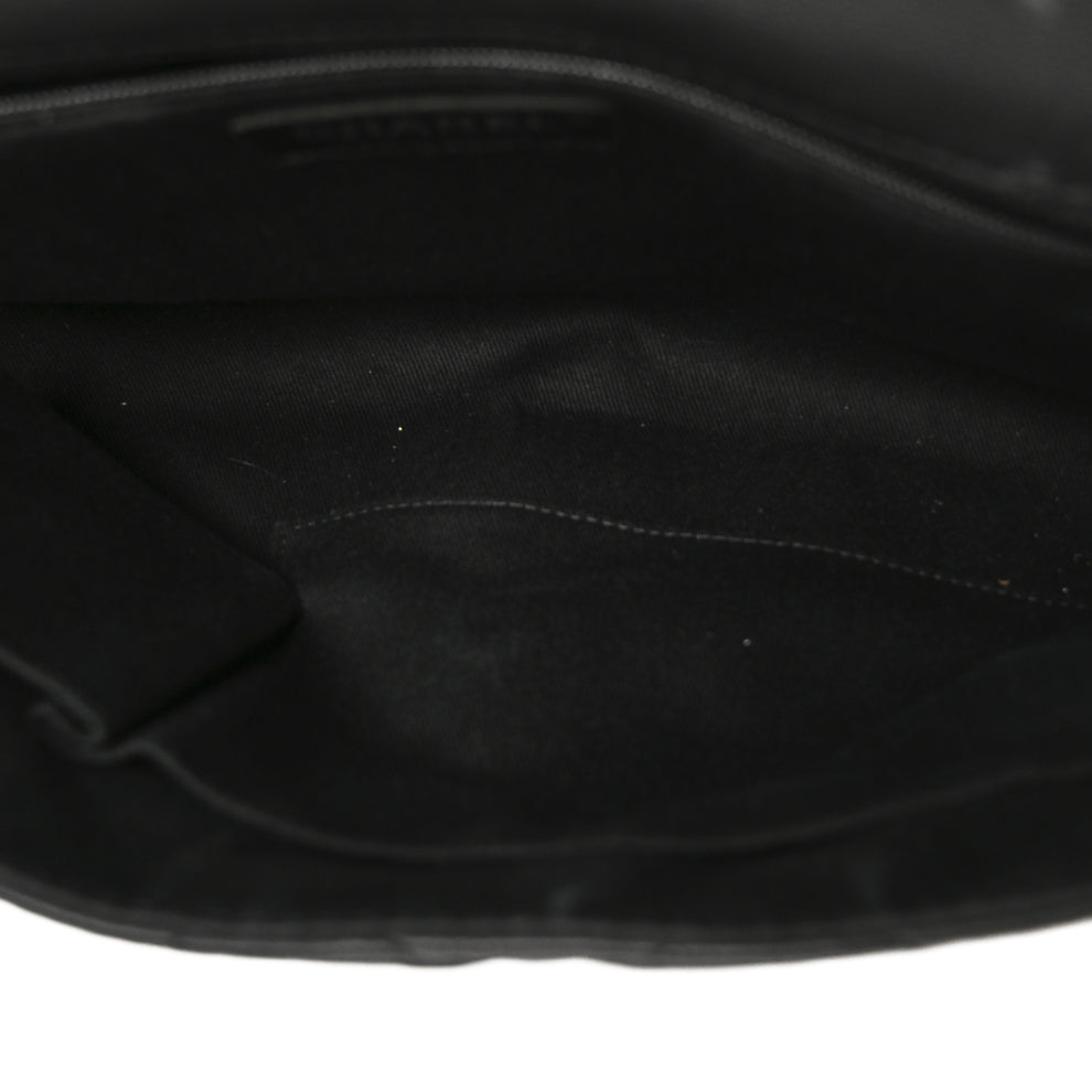 Chanel Calfskin Quilted CC Curvy Flap Black 1851639 – FASHIONPHILE