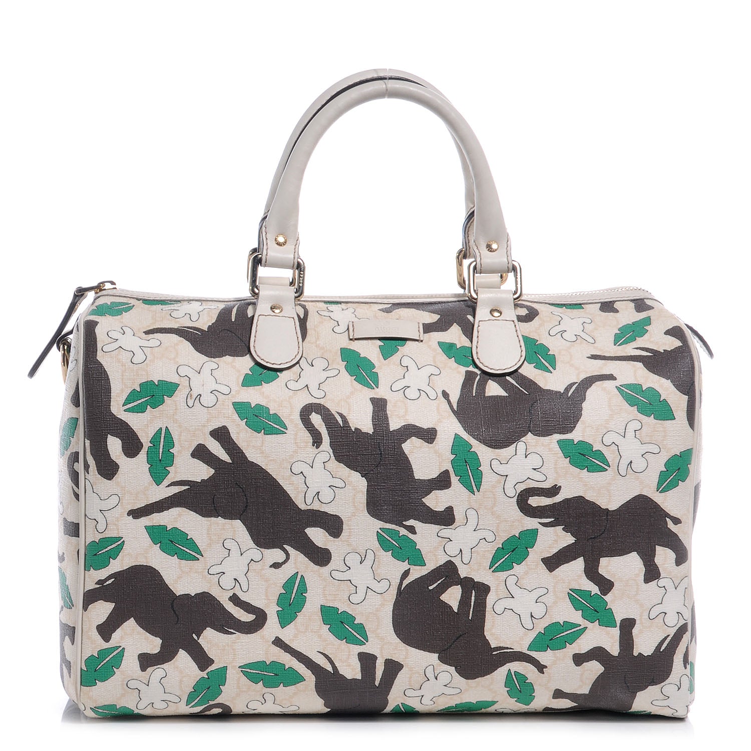 Gucci Monogram Medium Joy Boston Unicef Elephant Snowman 60579 ...