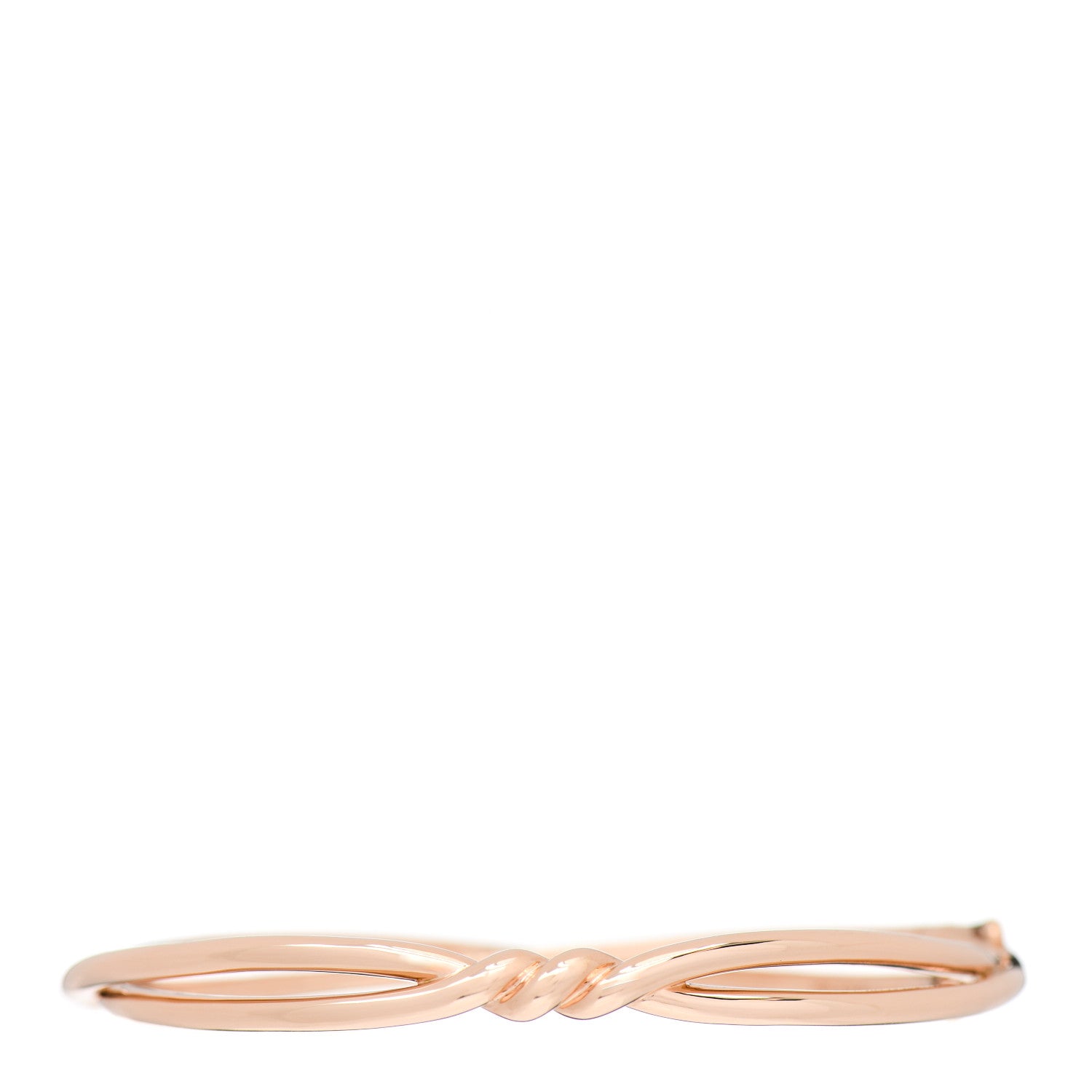 David Yurman 18K Rose Gold Continuance Center Twist Bracelet 999990 ...