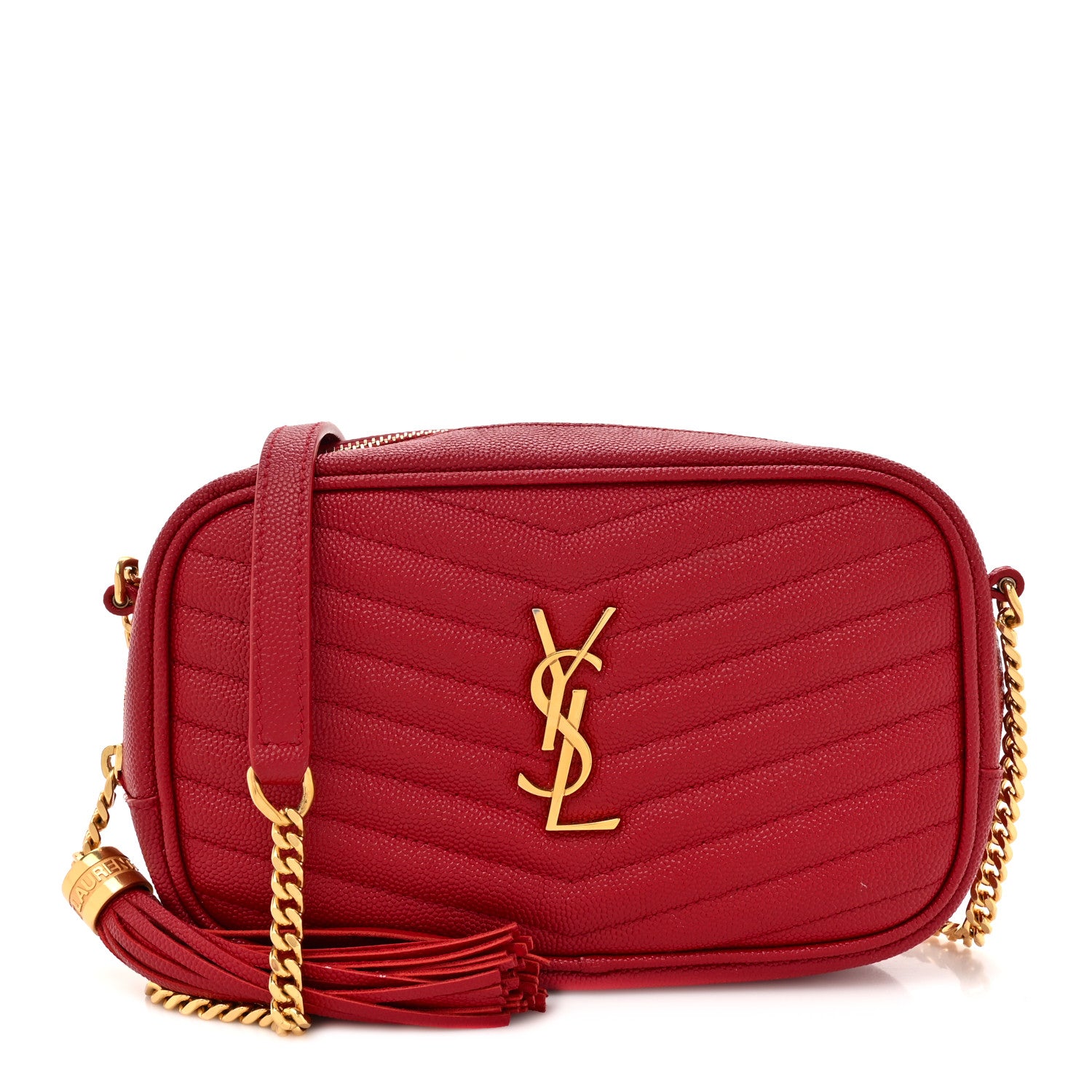 Saint Laurent Grain De Poudre Matelasse Monogram Mini Lou Camera Bag ...