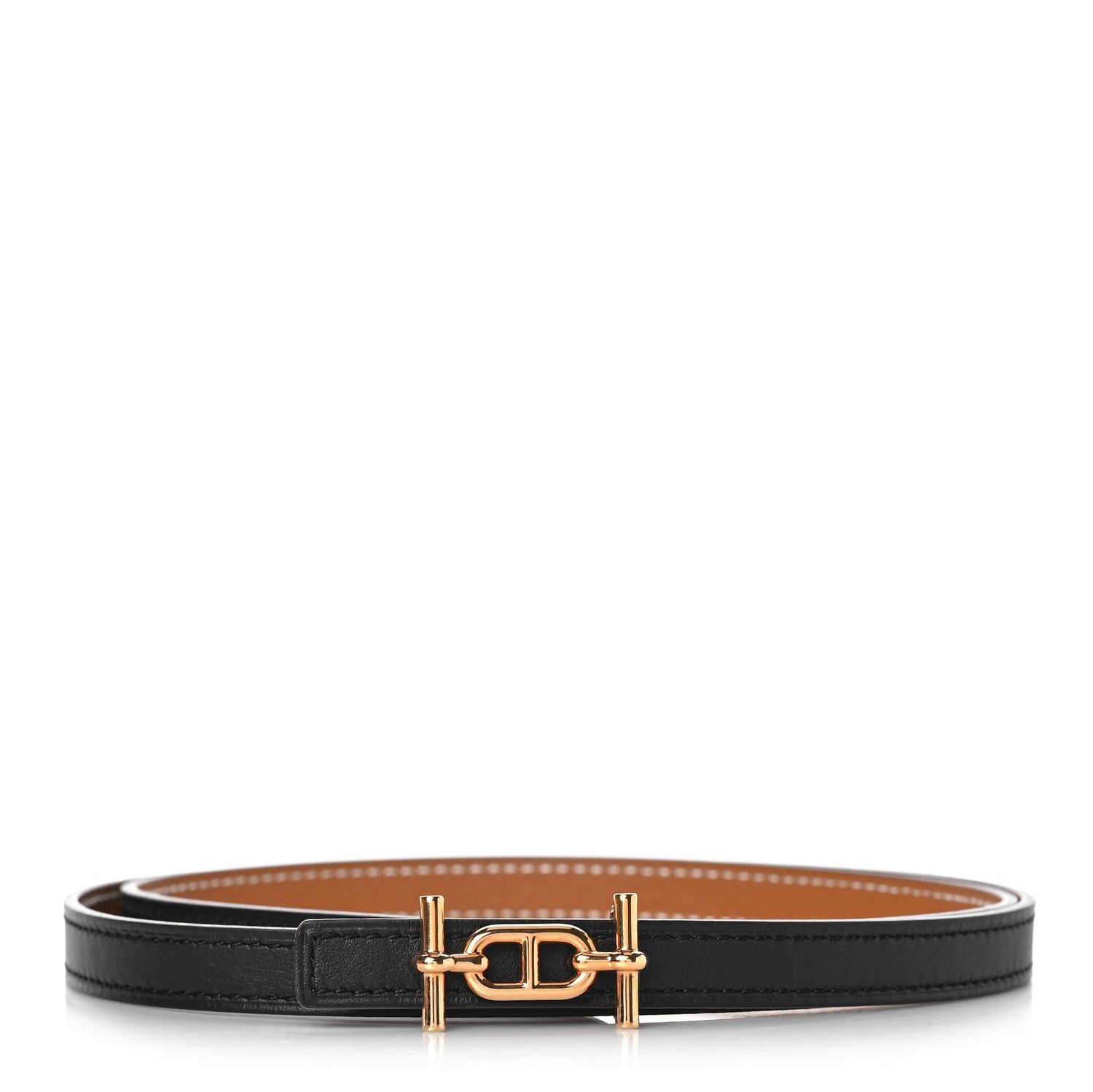 Hermes Swift Epsom 13mm Ancre Belt 80 Black Gold 1170038 – FASHIONPHILE
