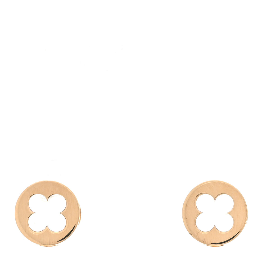 Louis Vuitton 18K Yellow Gold Empreinte Ear Studs Earrings 1728630 ...