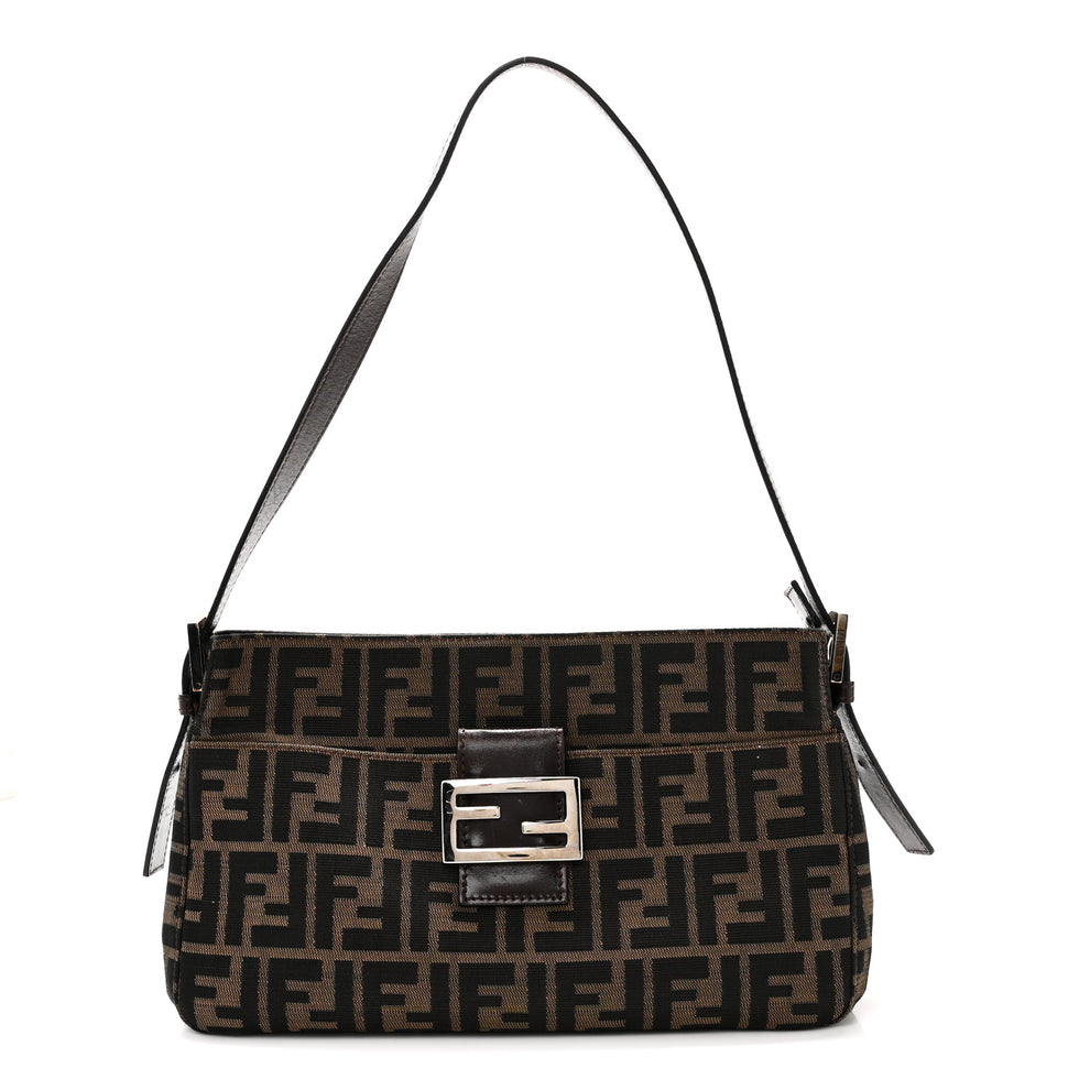 Fendi Zucca Shoulder Bag Tobacco 1801773 – FASHIONPHILE