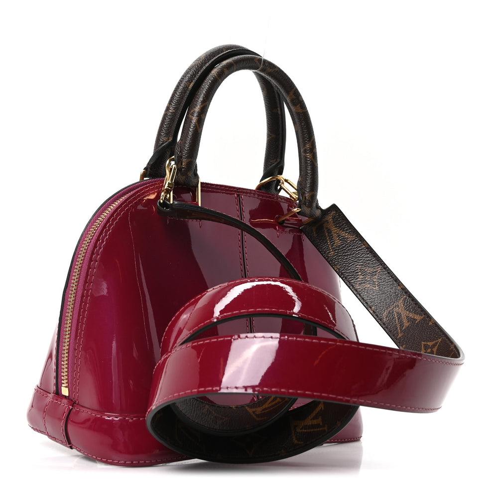 Louis Vuitton Patent Monogram Alma BB Magenta 1789161 – FASHIONPHILE
