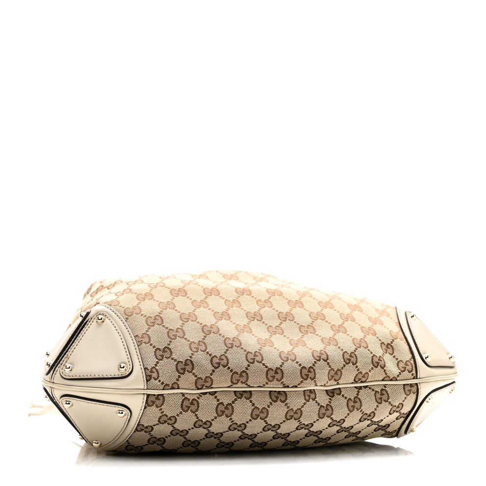 Gucci Monogram Medium Indy Top Handle Hobo Off White 1783852 – FASHIONPHILE