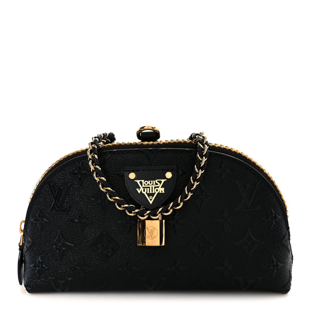 Louis Vuitton Embossed Monogram Midnight LV Moon Pochette Black 1797347 ...