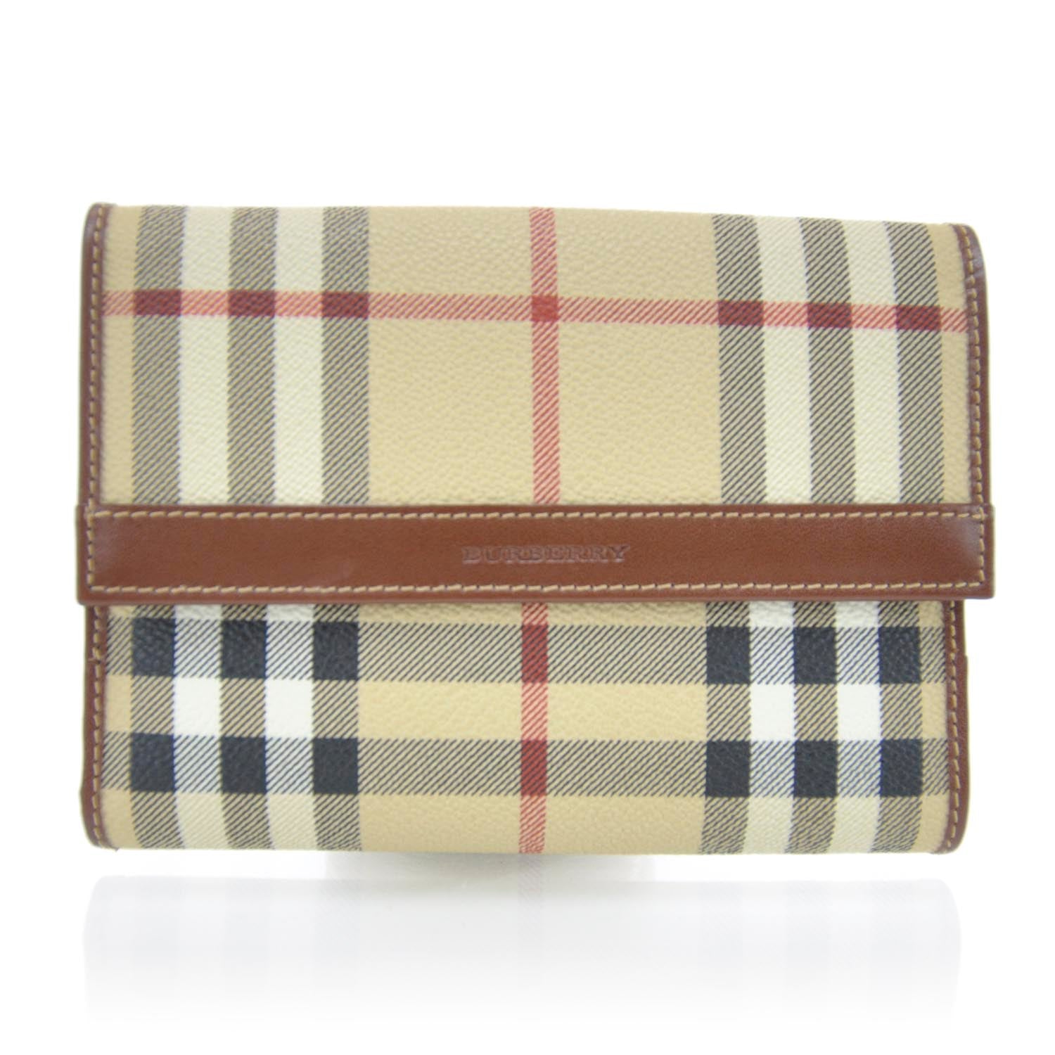Burberry House Check Wallet 30009 – FASHIONPHILE